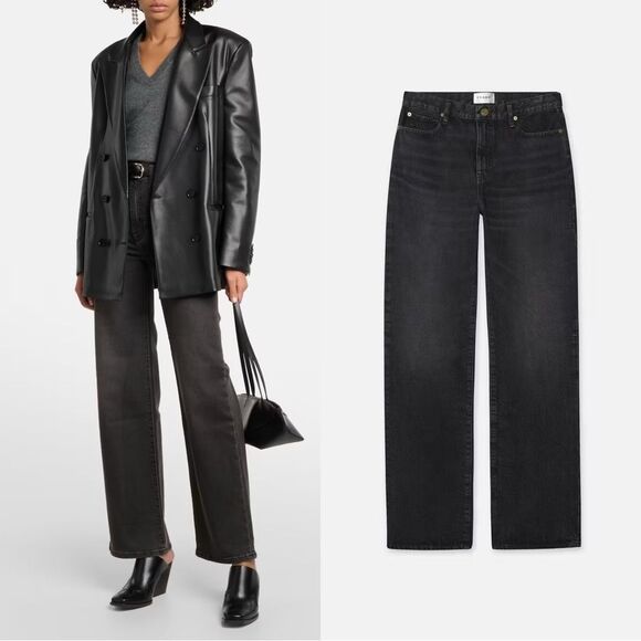 Frame Denim | Jeans | Nwtframe Le Jane High Rise Straight Leg Jeans In ...